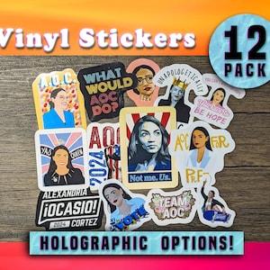 AOC - Vinyl Sticker Party Pack - Etsy