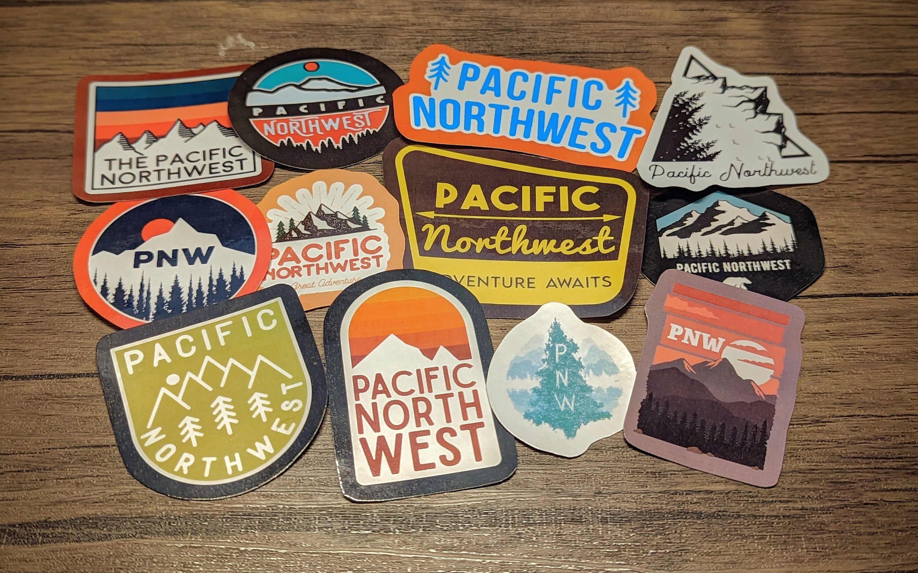 The Great PNW Vinyl Sticker Pack - Etsy