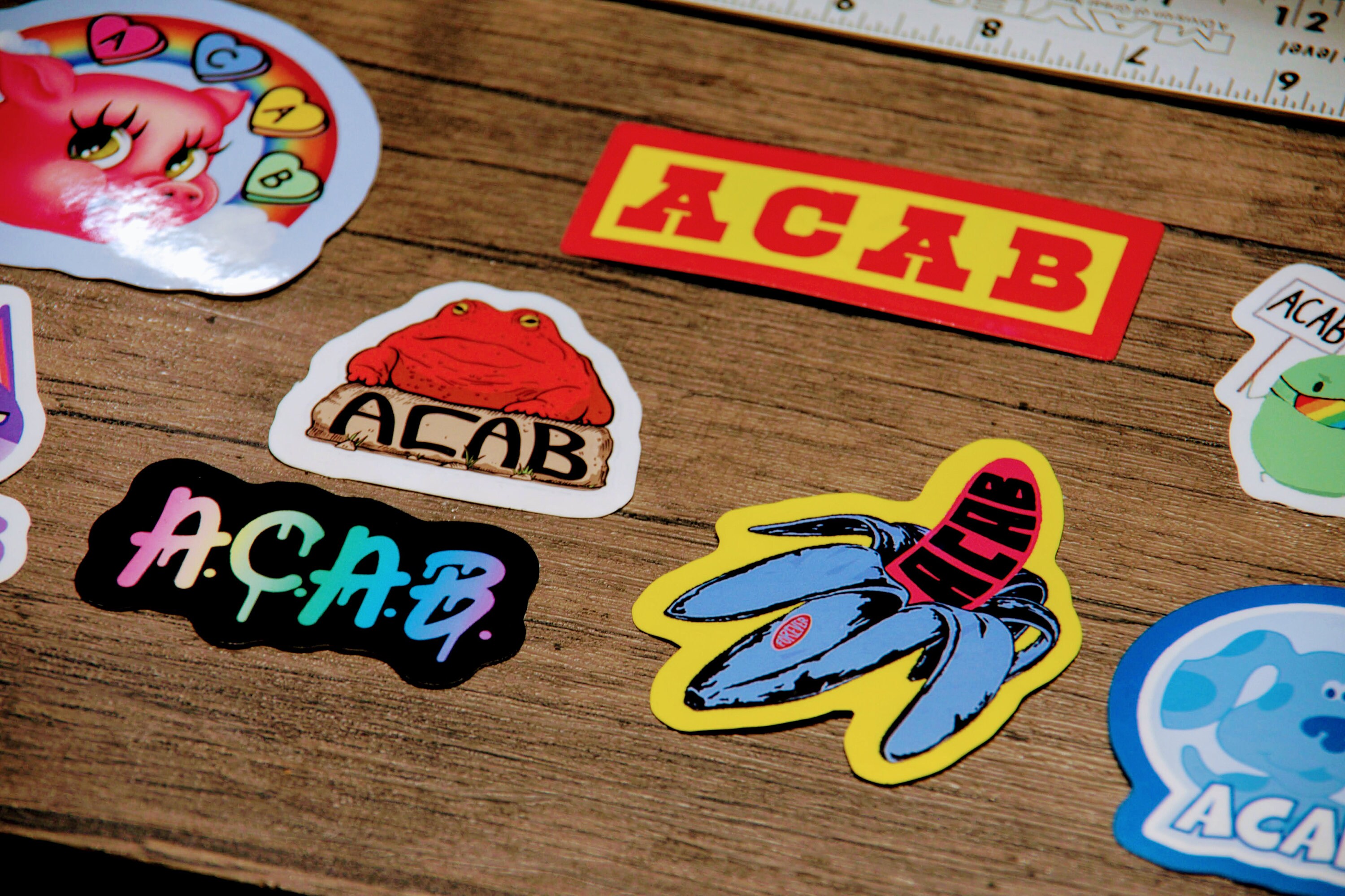ACAB 3 Vinyl Sticker Pack | Etsy