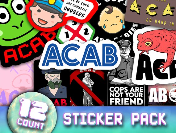 ACAB 1 Vinyl Sticker Pack - Etsy