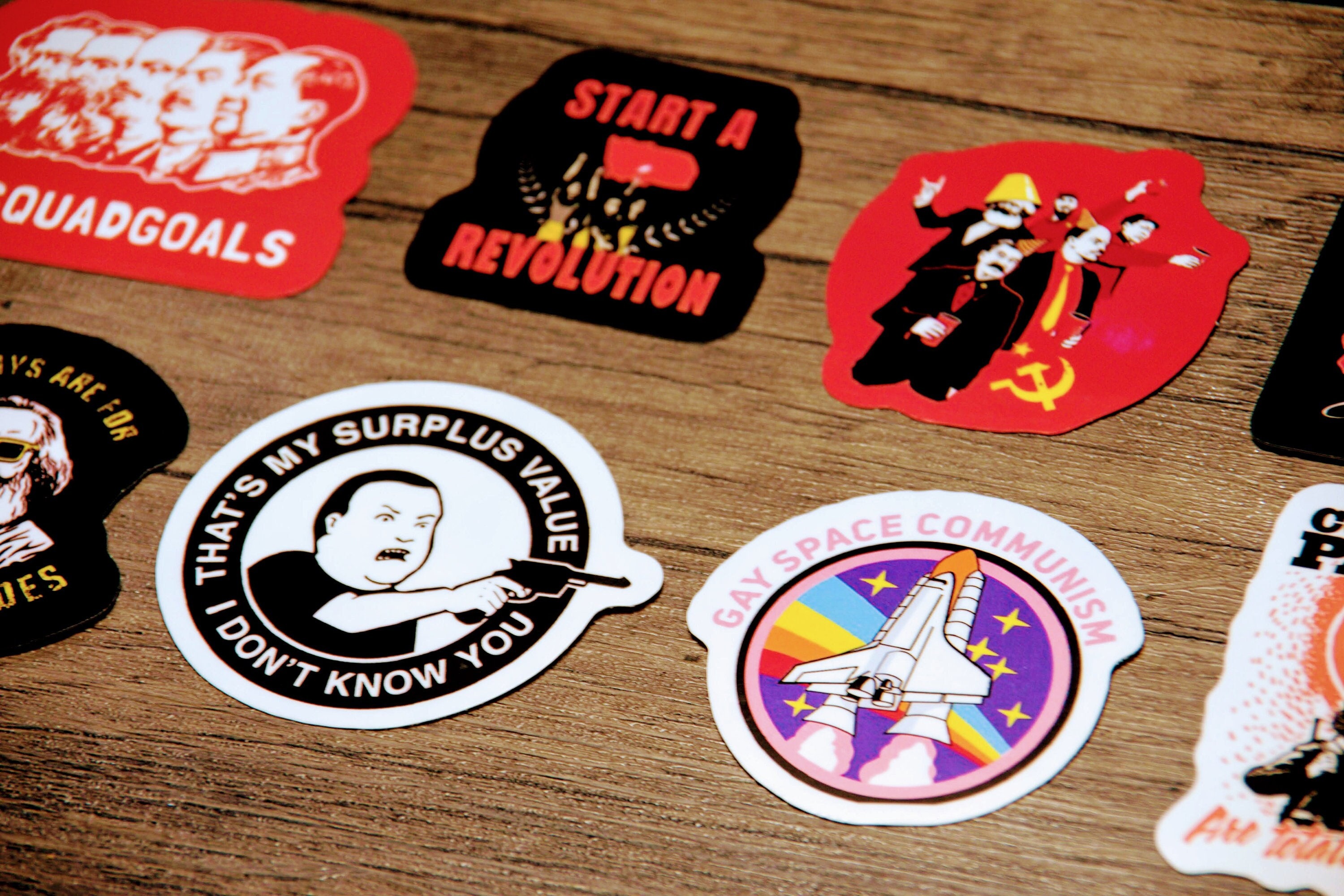 COMMUNISM Vinyl Sticker Pack | Etsy