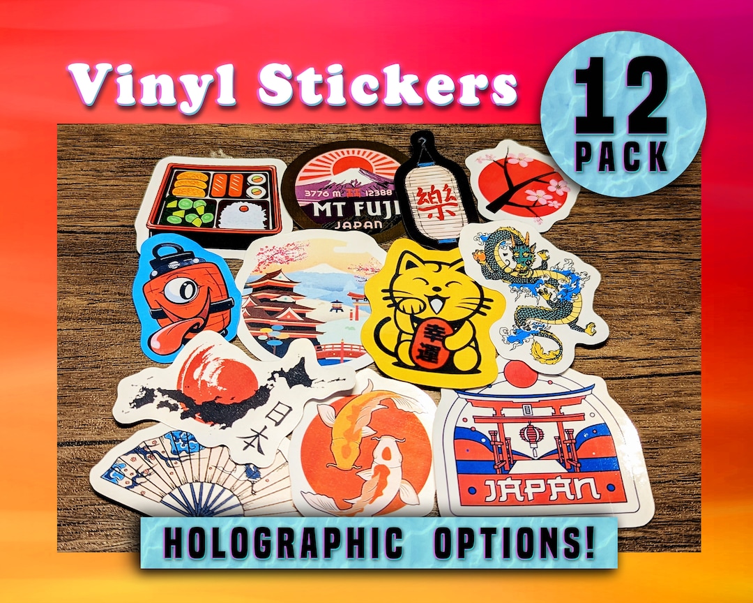 JAPAN AESTHETIC - Vinyl Sticker Pack - Etsy