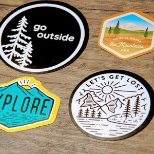 Adventure & Explore - Vinyl Sticker Pack - Etsy