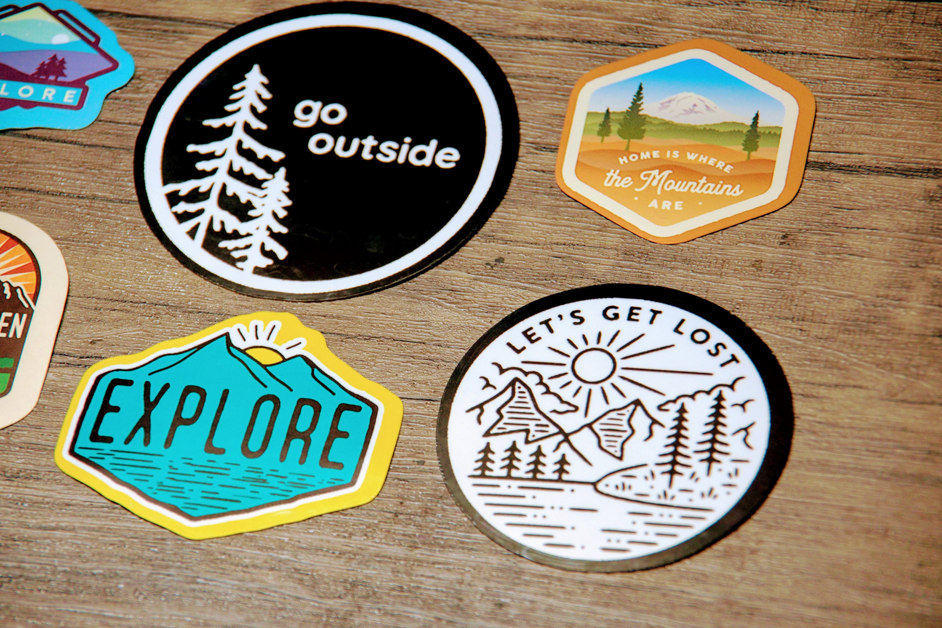 Adventure & Explore Vinyl Sticker Pack - Etsy