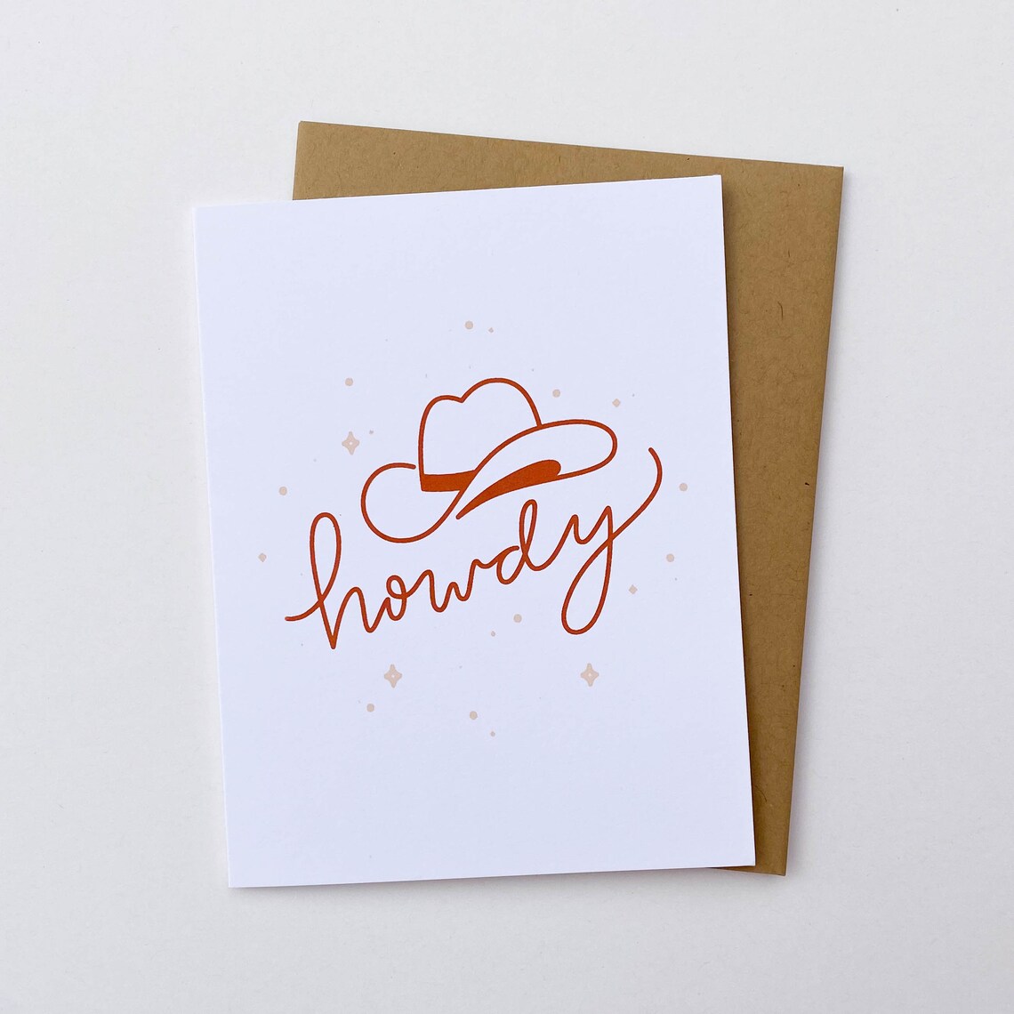 Howdy Card - Etsy