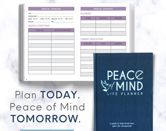 End of Life Planner - Etsy