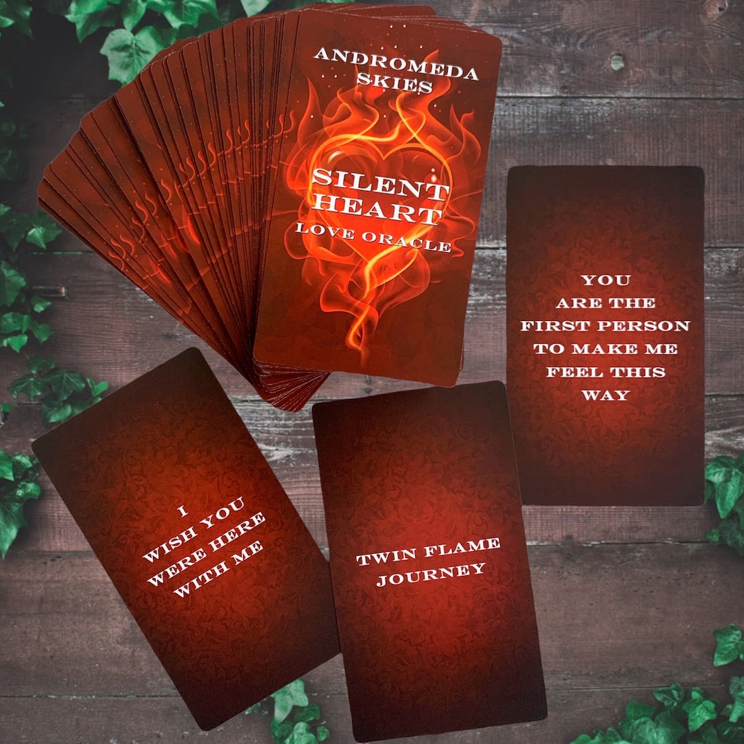 Andromeda Skies Silent Heart Love Oracle | Love Message Oracle Cards ...