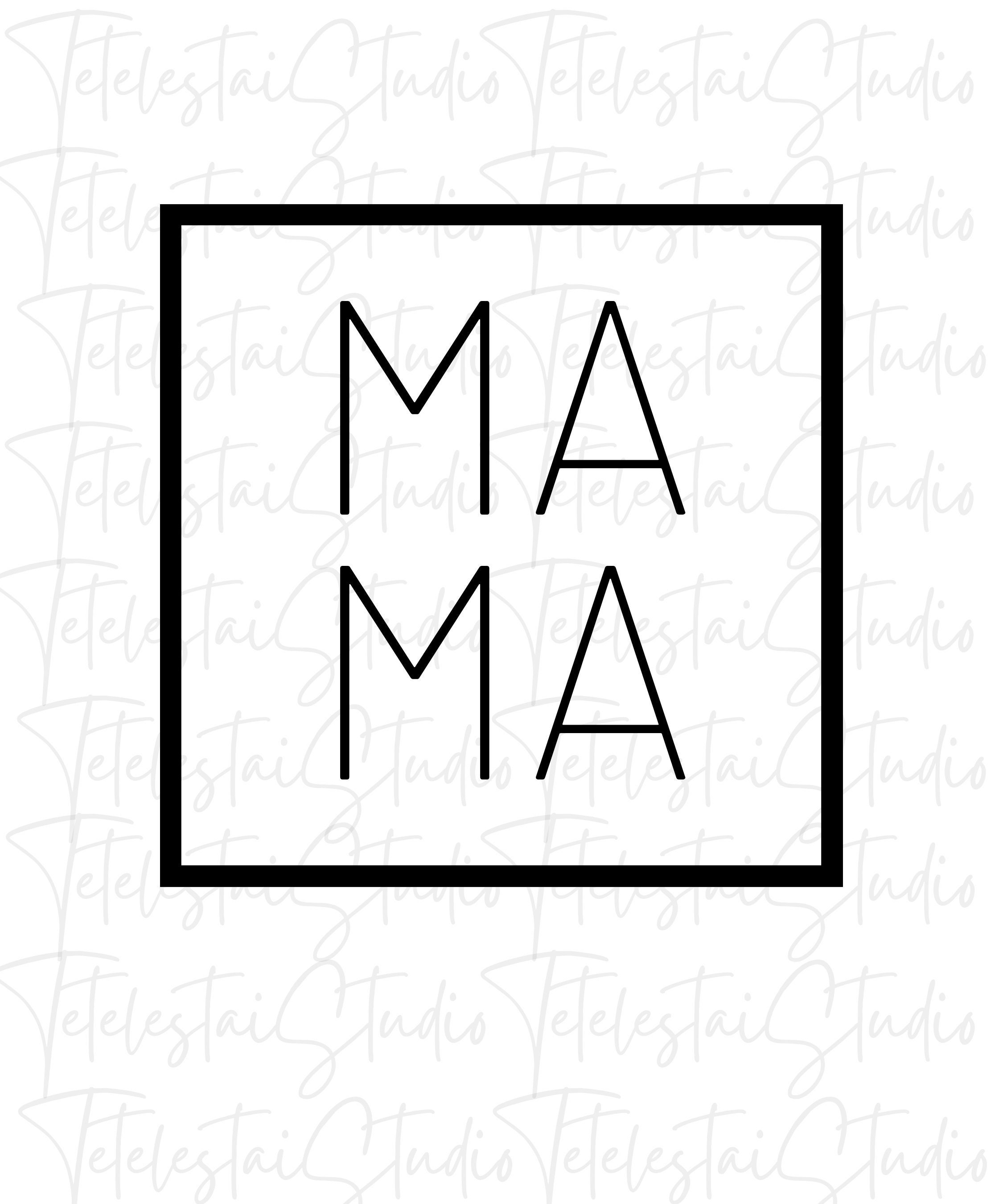 Mama Square PNG Mama PNG Sublimation Design Download - Etsy
