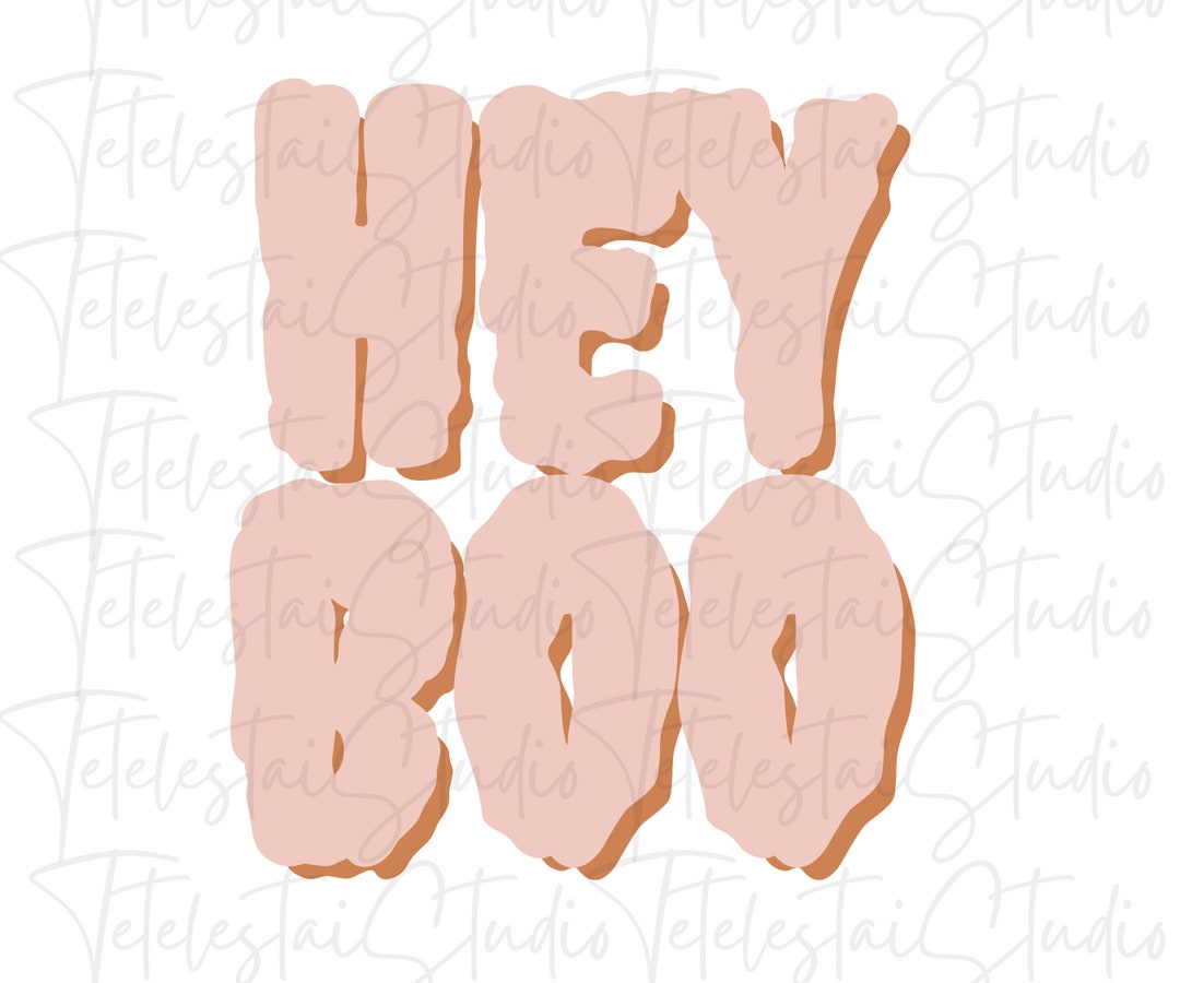 Hey Boo PNG Design for Sublimation| Halloween PNG - Etsy