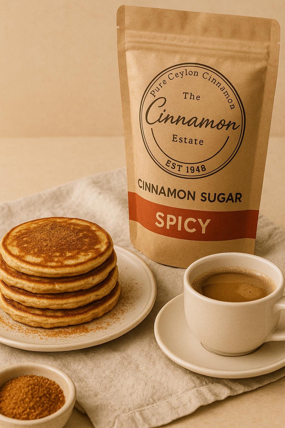 Pure Ceylon Cinnamon Sugar — Choose Your Kick! Regular, Strong, Spicy ...