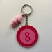 Magic 8 Ball Keychain (pink) - Etsy