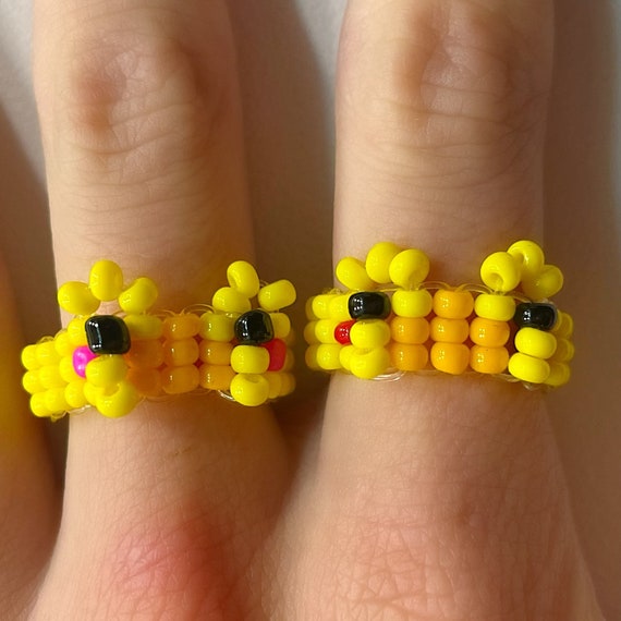 Duck Seed Bead Rings | Etsy