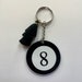 Magic 8 Ball Keychain (black and White) - Etsy