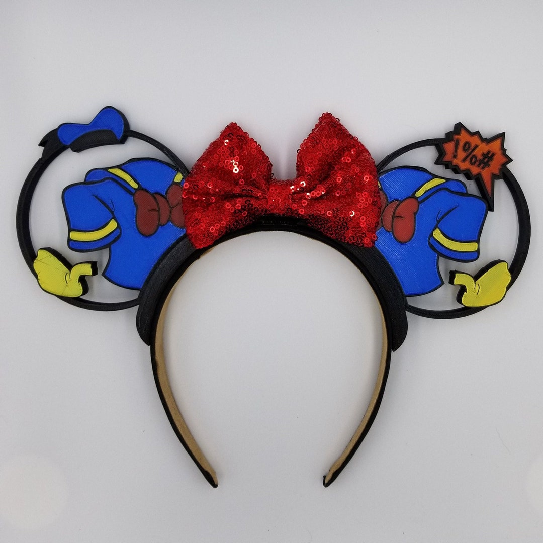 Donald Duck Interchangeable Ears, 3D Printed - Etsy