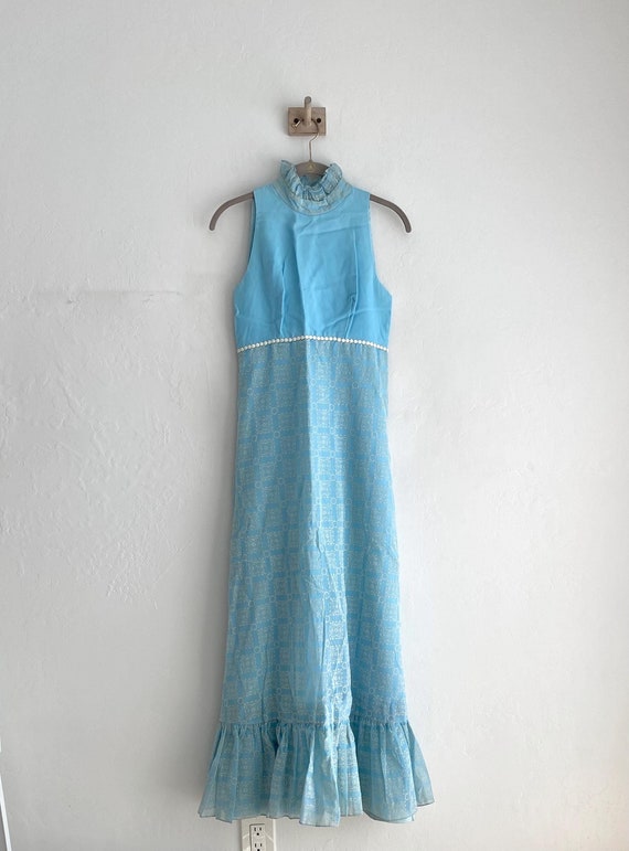 60s light blue maxi dress - Gem