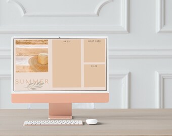 Desktop Organizer Desktop Hintergrund Desktop Wallpaper Sommer - Etsy