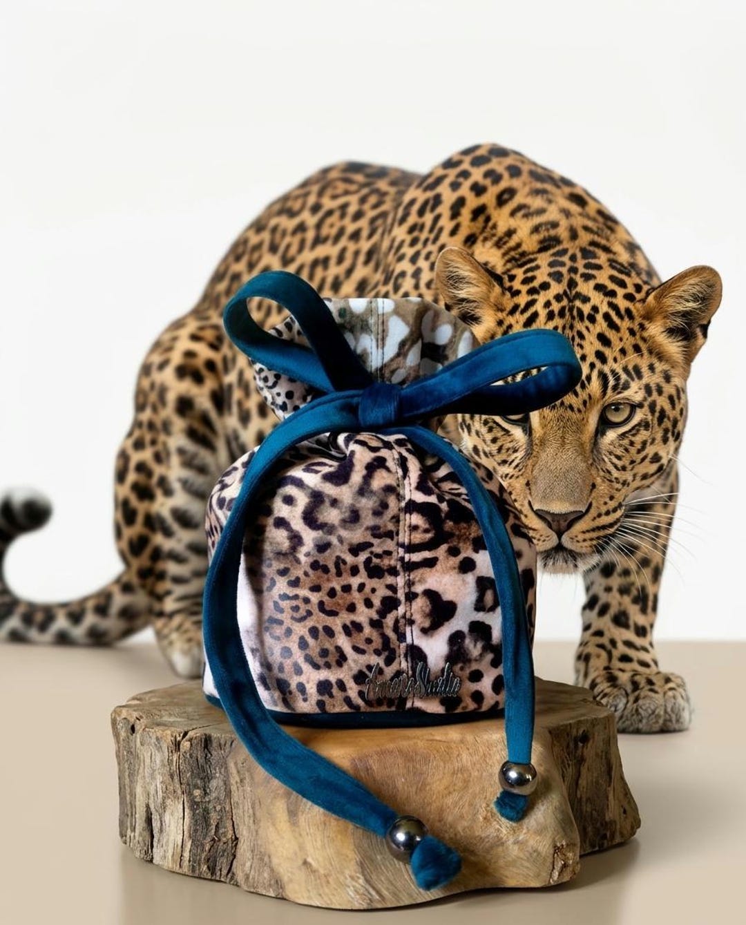 Luxury Safari Teal Bucket Bag - Etsy