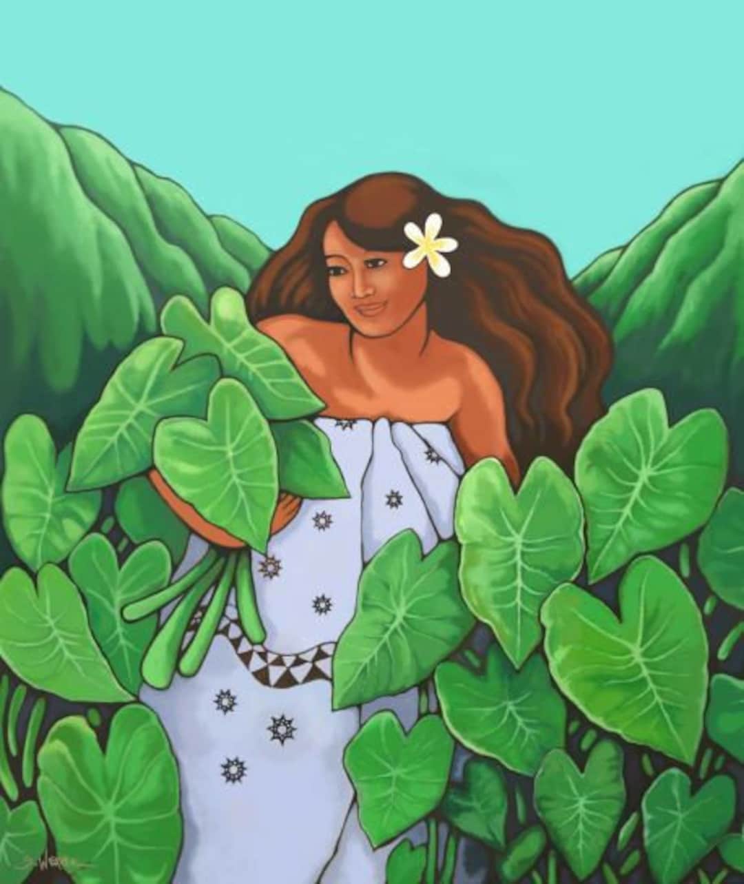 Taro Patch Fine Art Print by Shannon Weaver - Etsy