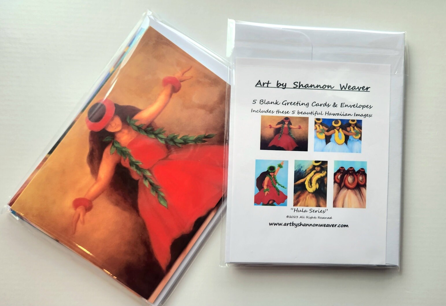 Hawaiian Hula Notecard Set - Etsy