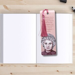Set of 4 Bookmarks, Golden Girls Bookmark, Funny Quote, Gift for Her ...
