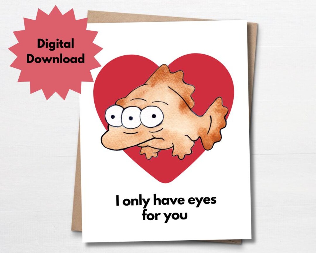 Printable Card, Funny Card, the Simpsons, Blinky, Y2K, 90s Retro ...