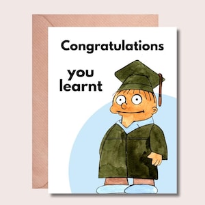 Funny Graduation Card, the Simpsons, Ralph Wiggum, Gift for Grad, 1990 ...
