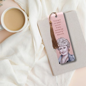 Set of 4 Bookmarks, Golden Girls Bookmark, Funny Quote, Gift for Her ...
