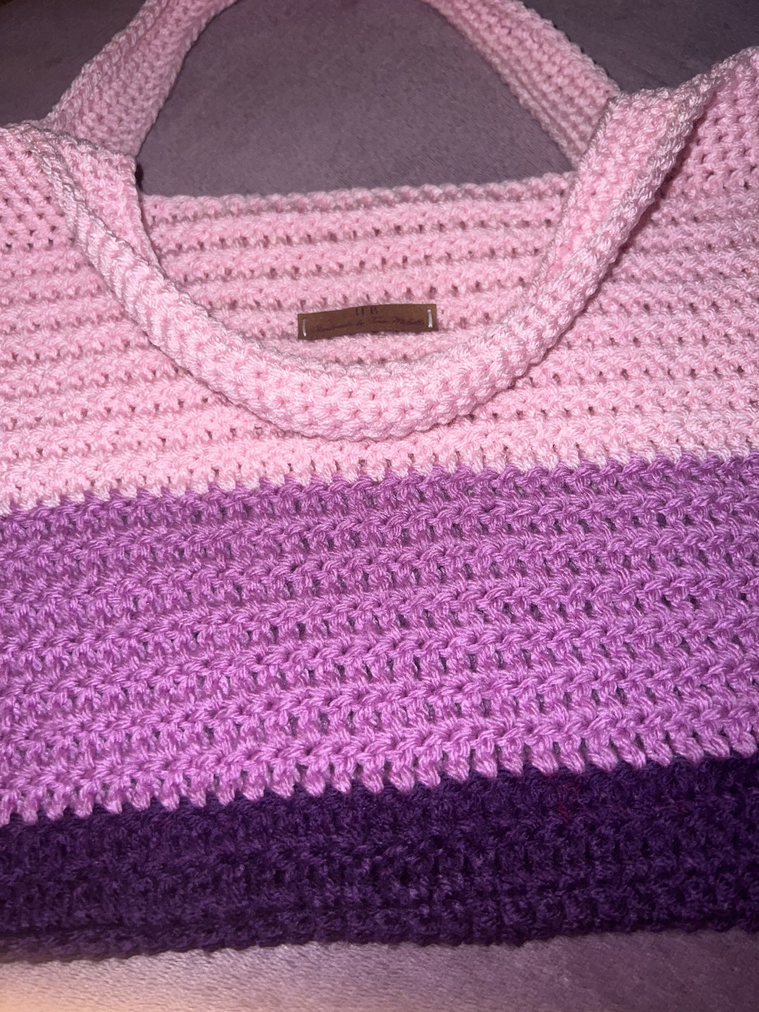 XL Crochet Shoulder Tote Bag - Etsy
