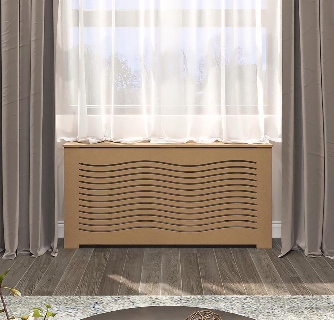 CAPELLA Modern Unfinished Radiator Cover Cabinet, High Quality Medex ...