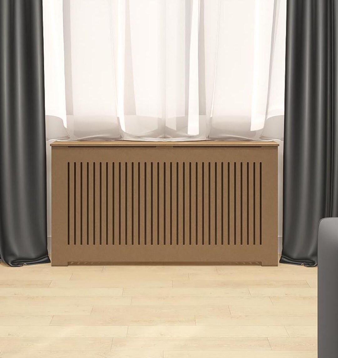 AURORA Modern Unfinished Radiator Cover Cabinet, High Quality Medex ...