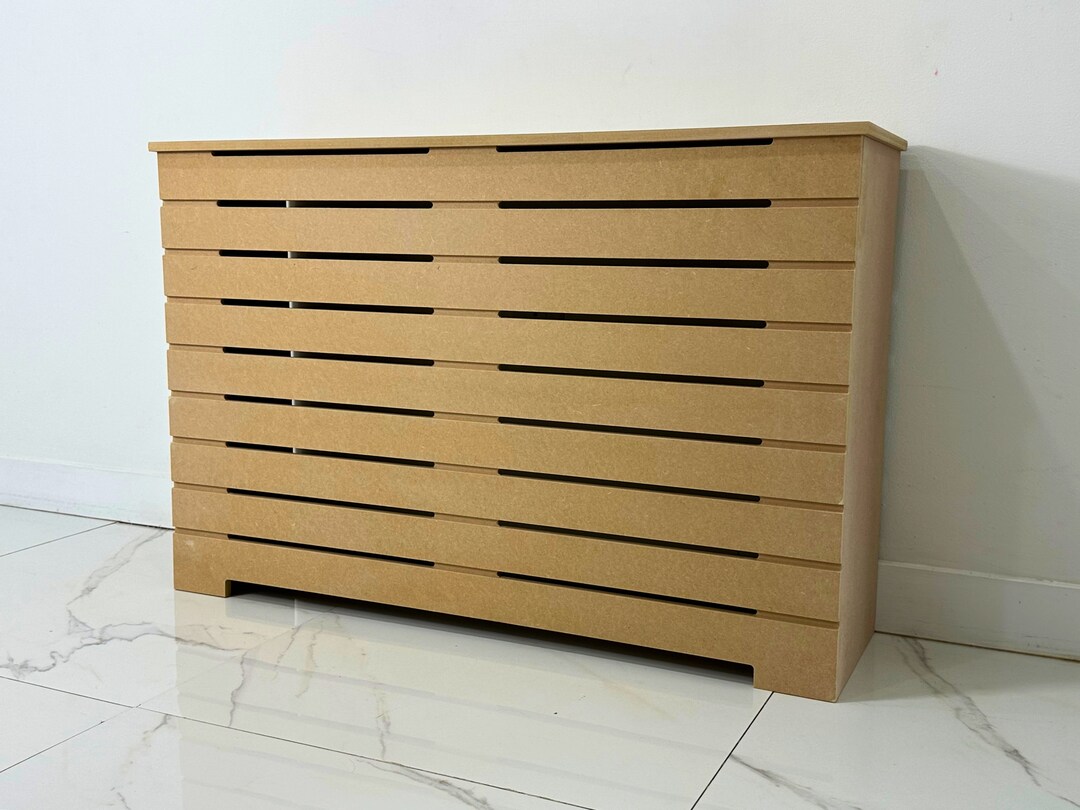 DANTE Modern Unfinished Radiator Cover Cabinet, High Quality Medex Wood ...