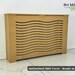 Wave MDF Radiator Cover Unfinished Radiator Cover Depth 7 - Etsy