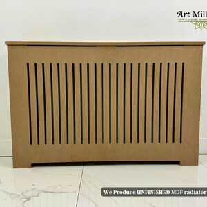 AURORA Modern Unfinished Radiator Cover Cabinet, High Quality Medex ...