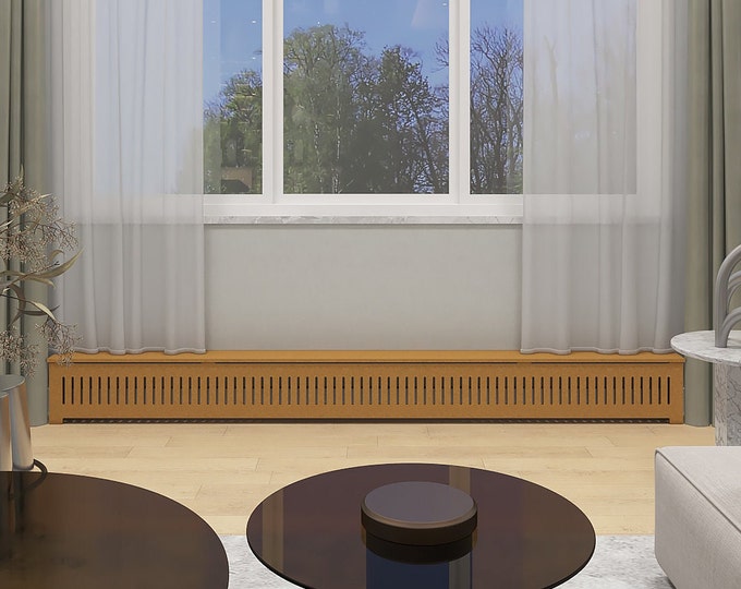 New Custom Made to Order Baseboard Heater Covers. Shaker Style, Primed ...