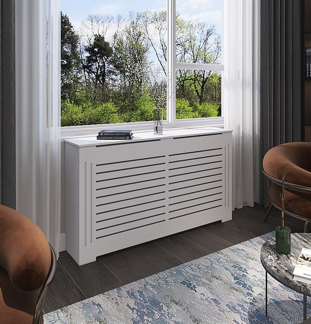 JULIA Modern Heat Cover Cabinet, White Finish, High Quality Medex ...