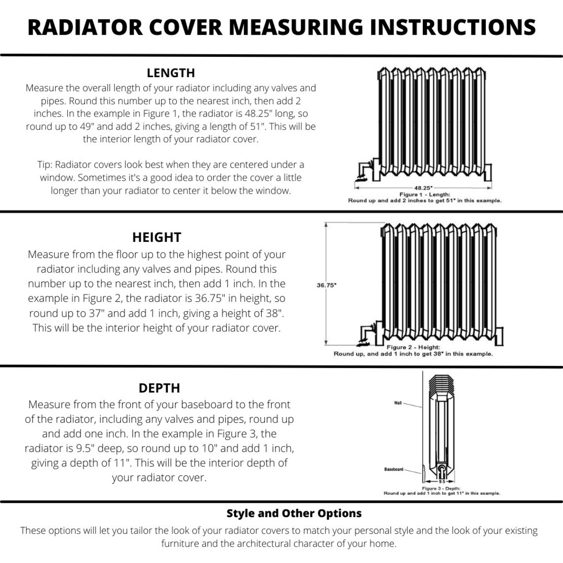 Solid Wood Radiator Cover Custom Heating Cabinet for Home and - Etsy