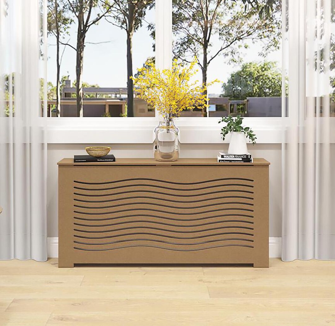 CAPELLA Modern Unfinished Radiator Cover Cabinet, High Quality Medex ...