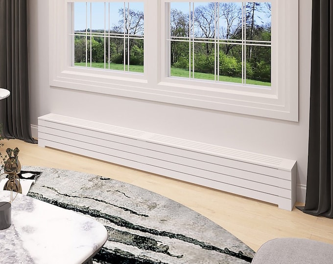 MDF Mesh Screen Fronted Baseboard Radiator Heat Cover Birdcage Bsb ...