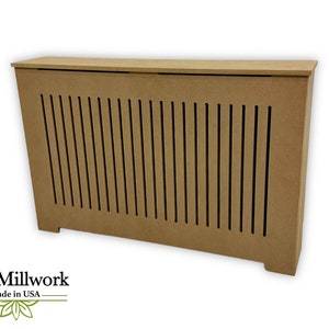 AURORA Modern Unfinished Radiator Cover Cabinet, High Quality Medex ...