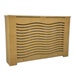 Wave MDF Radiator Cover Unfinished Radiator Cover Depth 7 - Etsy