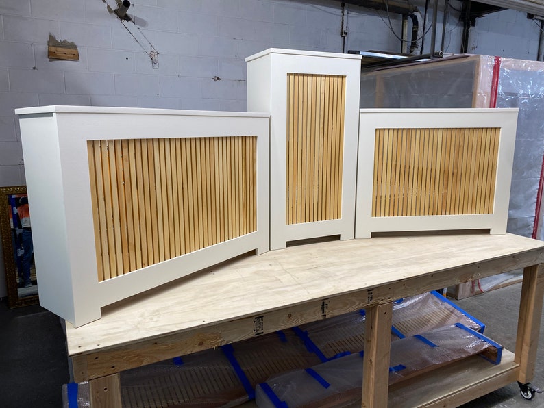 Solid Wood Radiator Cover, Custom Heating Cabinet for Home and Office ...