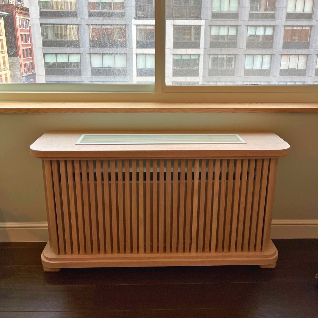 Solid Wood Oak Radiator Heat Cover Cabinet, Wooden Radiator Cover, Any ...