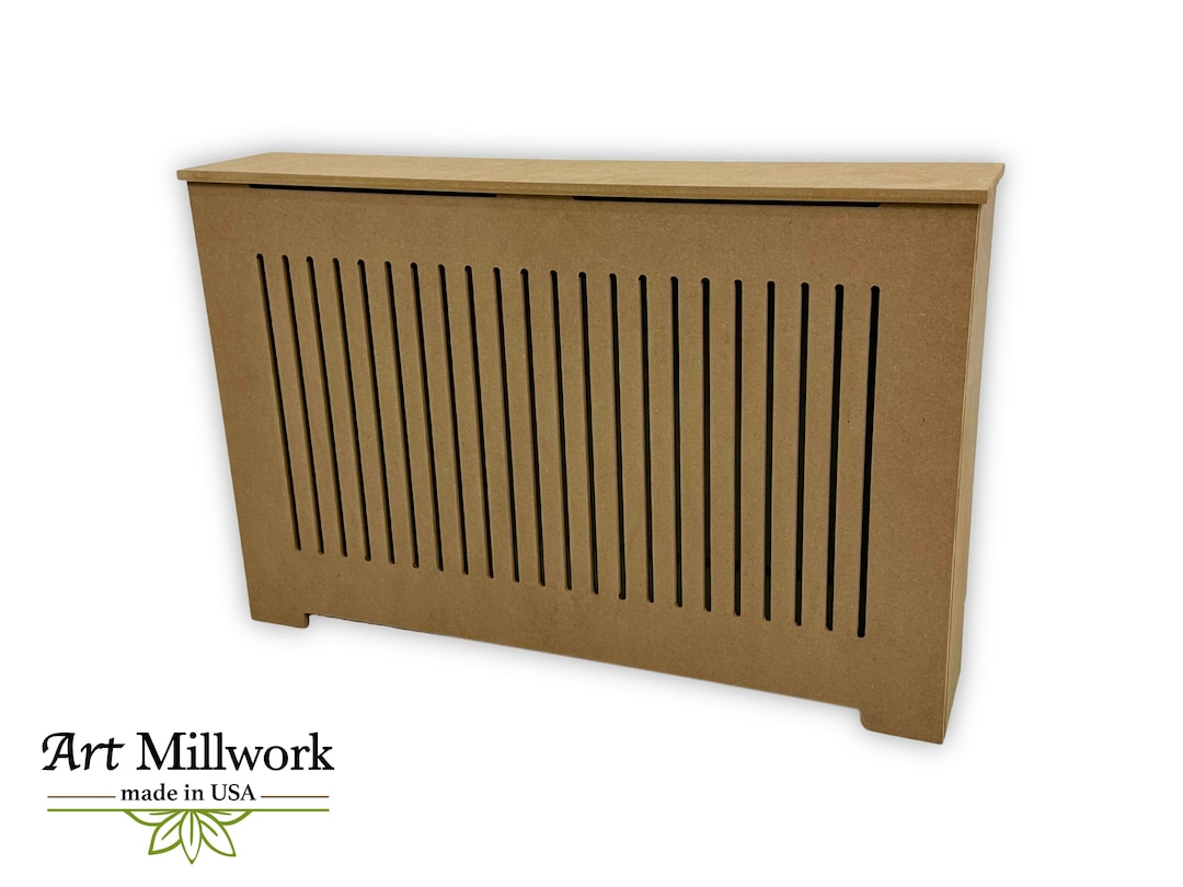 AURORA Modern Unfinished Radiator Cover Cabinet, High Quality Medex ...