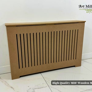 AURORA Modern Unfinished Radiator Cover Cabinet, High Quality Medex ...