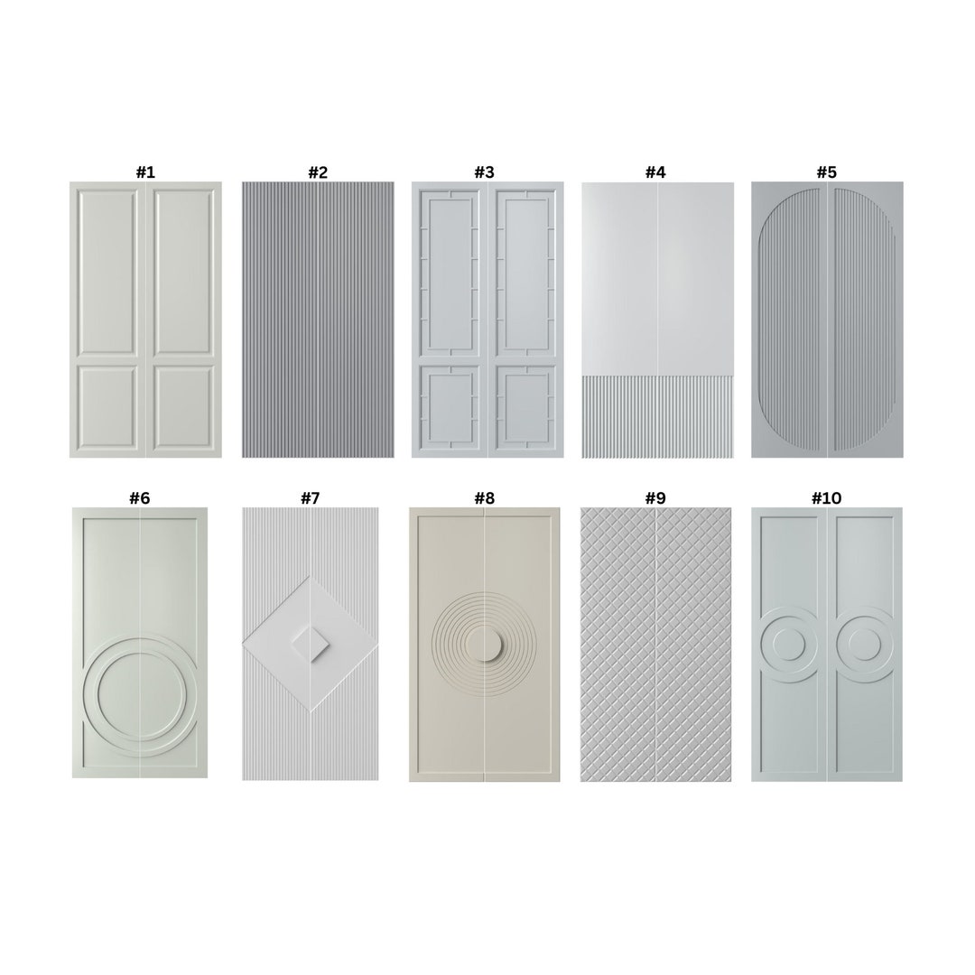 Stylish Design Wardrobe & Closet Doors - Customizable Options Available ...