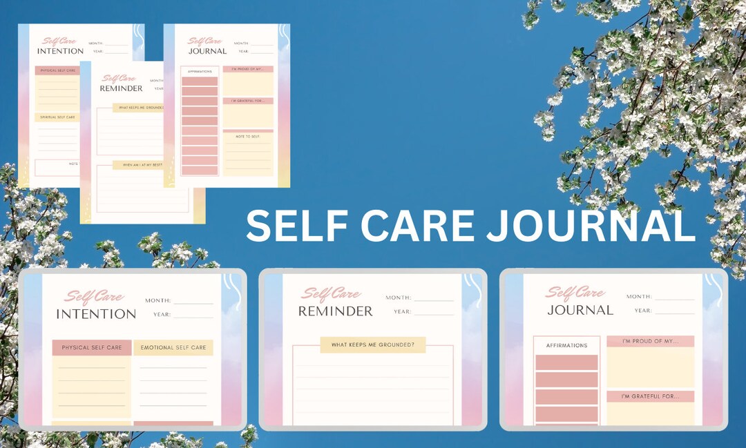 SELF CARE JOURNAL Digital Planner - Etsy