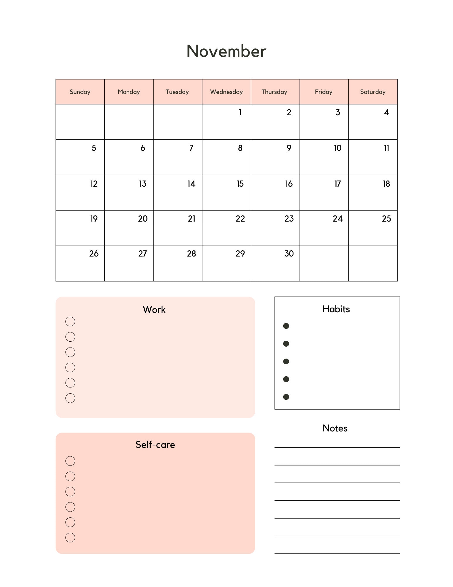 IPad DIGITAL PLANNER Calendar - Etsy