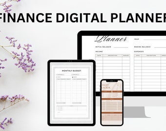 Home Finance Digital Planner - Etsy