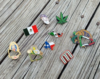 Escudo Pin, Mexican Hat Pins, Mexican Pins, Pin for Hats - Etsy