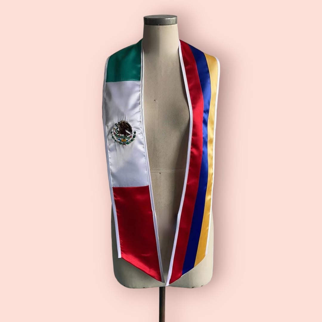 Mexico/colombia Graduation Stole, First Generation, Class of 2025 ...